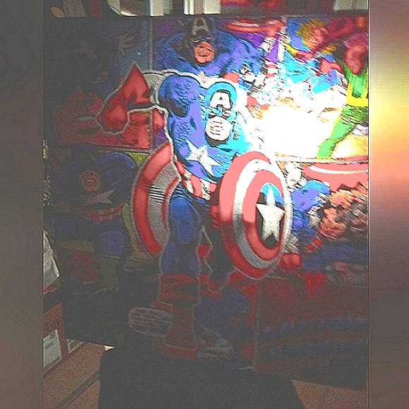 Marvel | Art | Captain America Metallic Wall Picture | Poshmark
